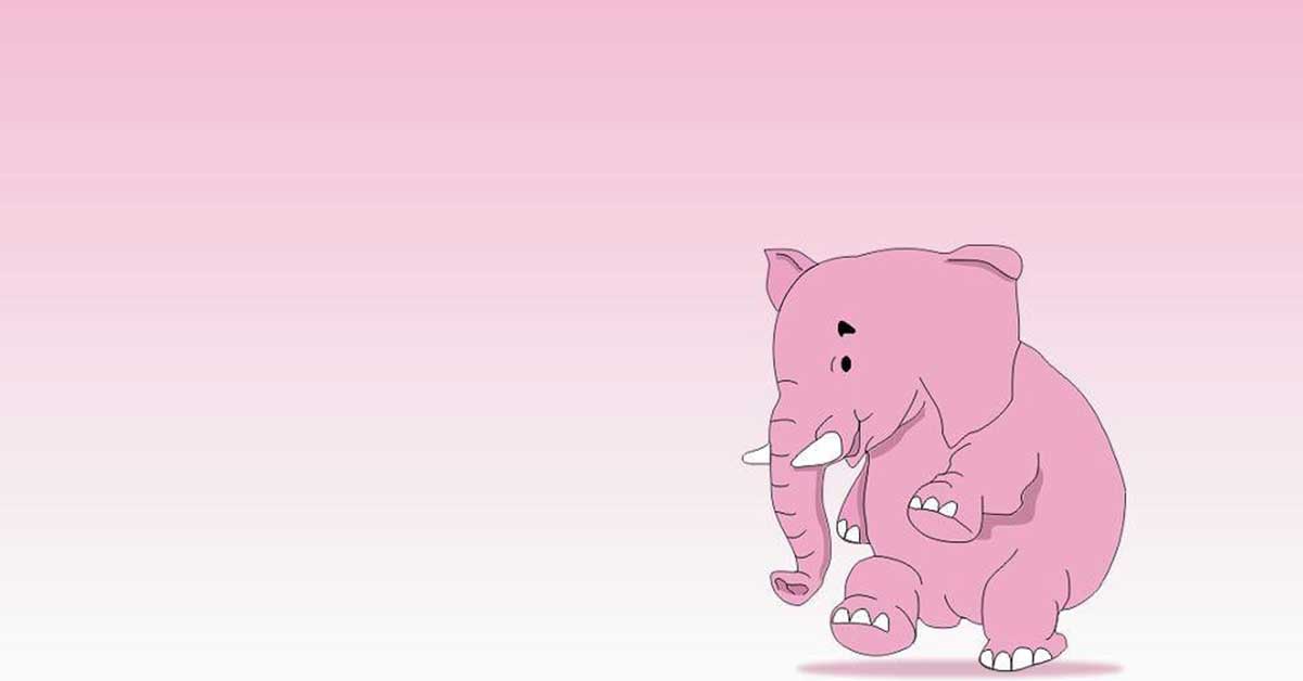 Pink Elephant Wallpapers (31 Playful & Whimsical Designs) - WallpaperGap